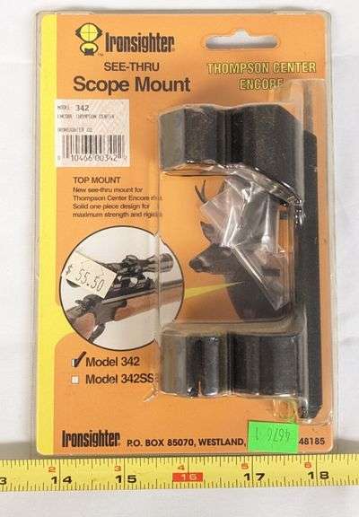 Ironsighter See-Thru Scope Mount Thompson Center Encore - Metzger ...