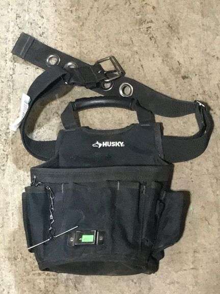 Husky 13-Pocket Black Utility Tool Pouch - Metzger Property Services LLC