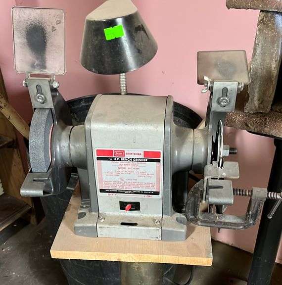 Craftsman 1/3hp bench grinder on stand - Metzger Property Services, LLC