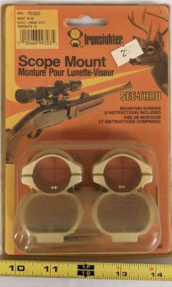 Ironsighter Scope Mount Model 703SS - Metzger Property Services LLC