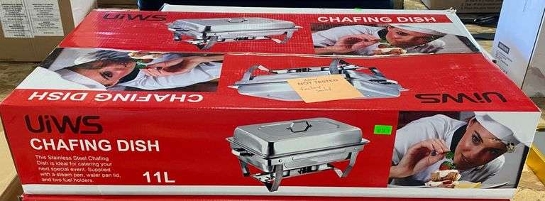 UiWS 11L Stainless Steel Chafing Dish, Chafing Dish Set Food Warmer ...