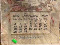 February 1899 Coca-Cola calendar - Metzger Property Services LLC