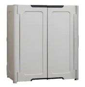 HDX Resin Freestanding Garage Base Cabinet in Light Grey (30 in. W x 36 ...
