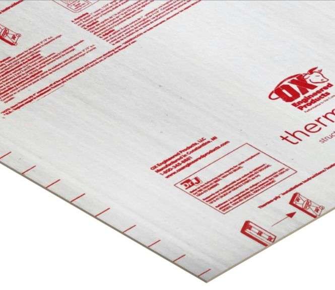 OX Thermo Ply Insulation Sheathing, 8' H x 4' W - Metzger Property ...