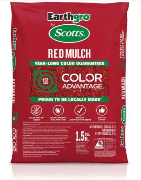Earthgro 1.5 cu. ft. Bagged Red Wood Mulch - Metzger Property Services LLC