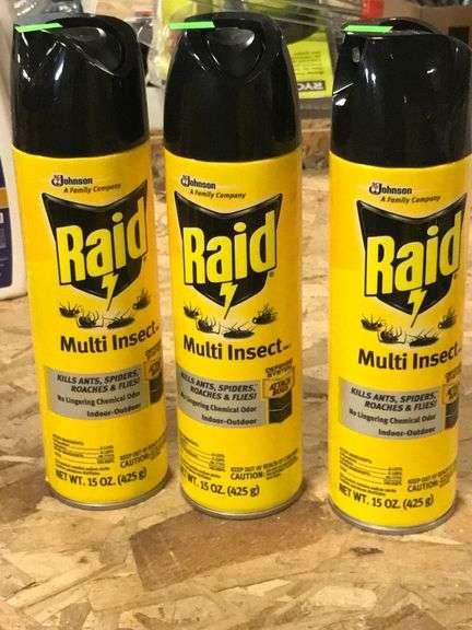 Raid Multi Insect-15 oz.-3 cans - Metzger Property Services LLC