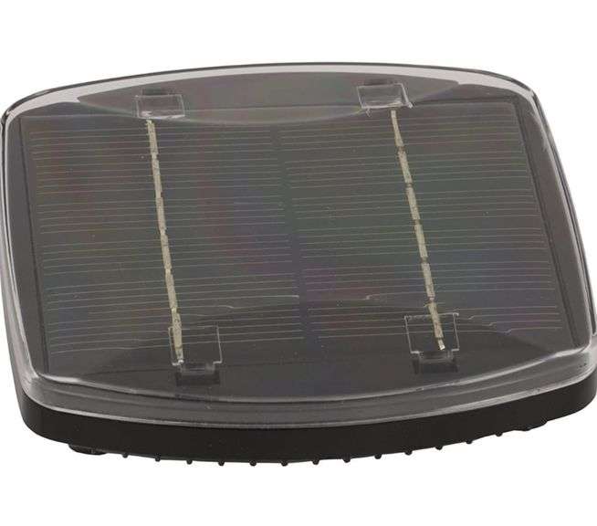 Replacement Solar Lighted Umbrella Solar Panel 6 Prong, Black, Fits Sun ...