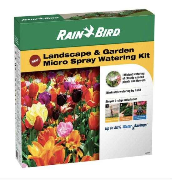 Rain Bird Landscape & Garden Microspray Watering Kit - Metzger Property Services LLC