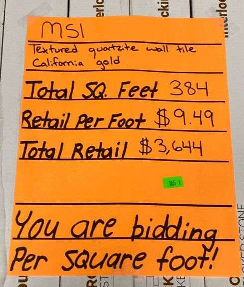 384 Total Sq. Ft. of MSI Three Rivers Gold Ledger Panel 6 in. x 24 in ...