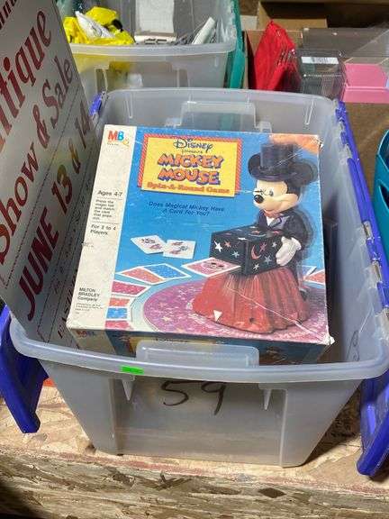 First learning games, sign, Mickey Mouse spin around game & more ...