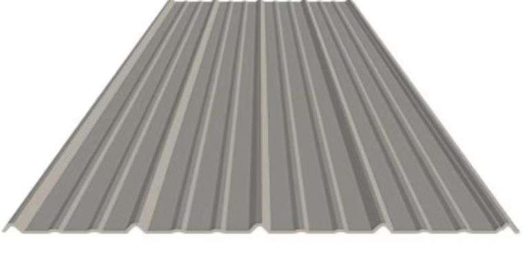50 Piece Goldin Metal Classic Rib 29ga Slate 37”x16’ Panels, You Are ...