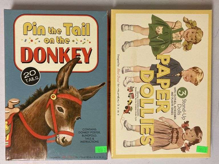 Pin The Tail On The Donkey & Paper Dollies Kit - Metzger Property ...
