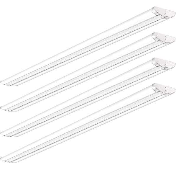 AntLux 4 Pack 110W 8FT LED Shop Lights Ultra Slim LED Wraparound ...