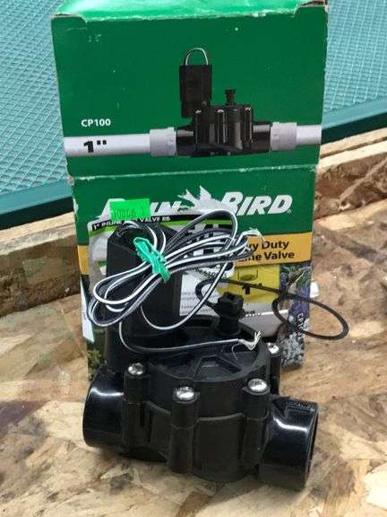 Rain Bird CP100 In-Line Automatic Sprinkler Valve, 1" Threaded Female x ...