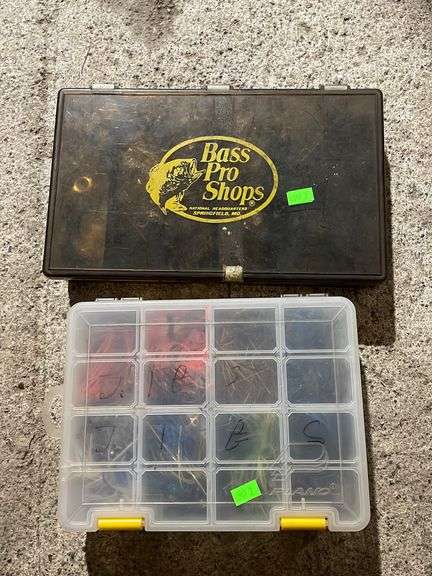 Fishing lure tackle box & hardware assortment - Metzger Property ...
