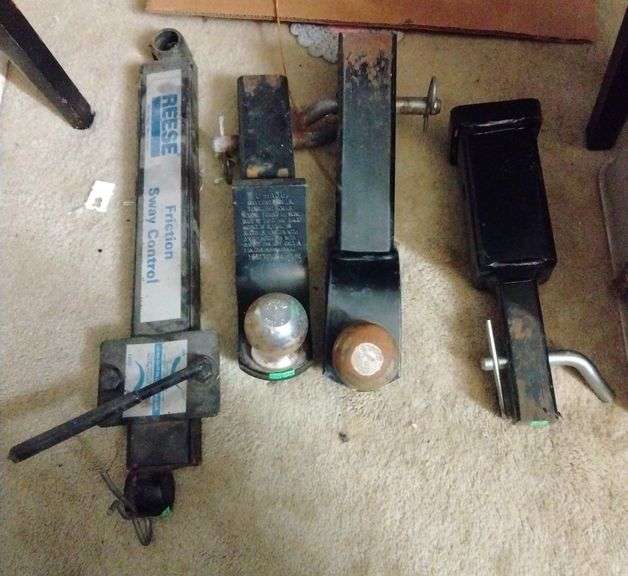 2 Hitch inserts 2" includes Reese sway control, 1" to 2" adapter ...