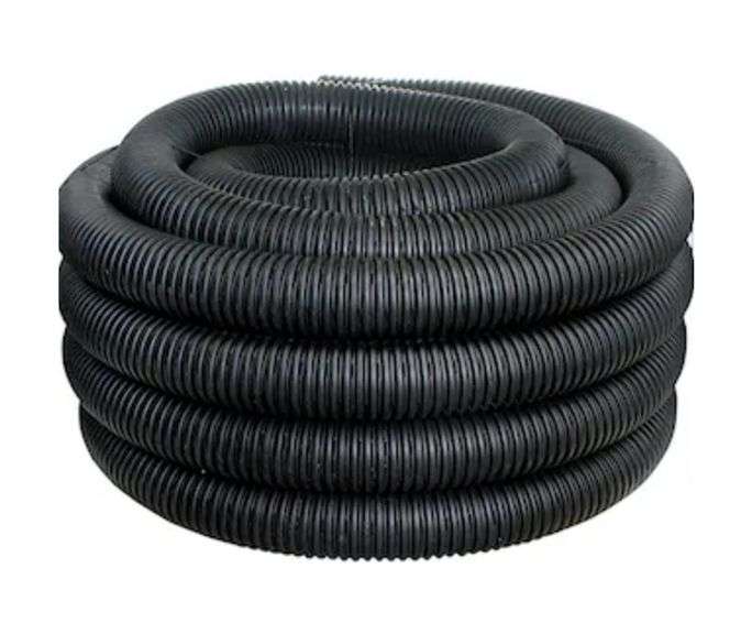 ADS 4-in x 100-ft Corrugated Perforated drain Pipe - Metzger Property ...