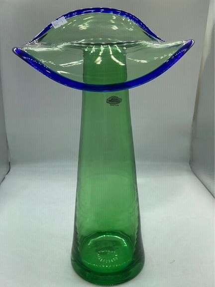 “Blenko Handcraft” art glass 15”H - Metzger Property Services LLC