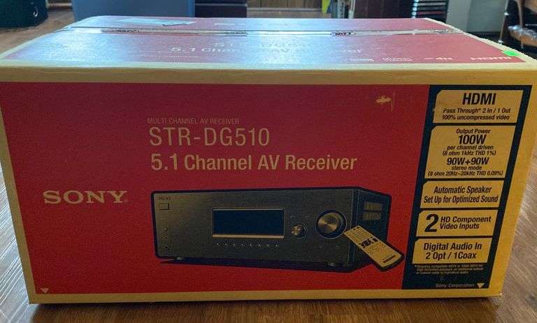 Sony 5.1 Channel AV Receiver - Metzger Property Services LLC