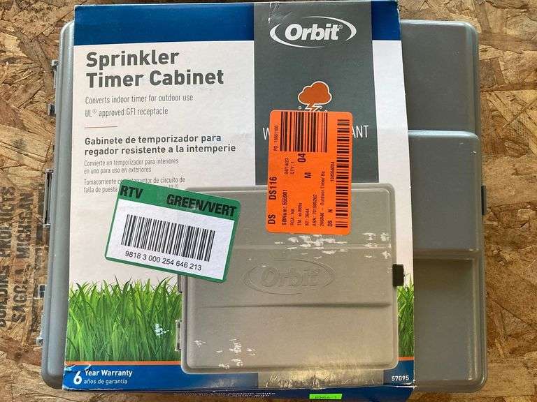 Orbit Outdoor Sprinkler Timer Cabinet - Metzger Property Services LLC