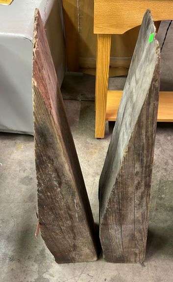 (2) Homemade Wood Ramps 7”x35.5”x6.5” - Metzger Property Services LLC