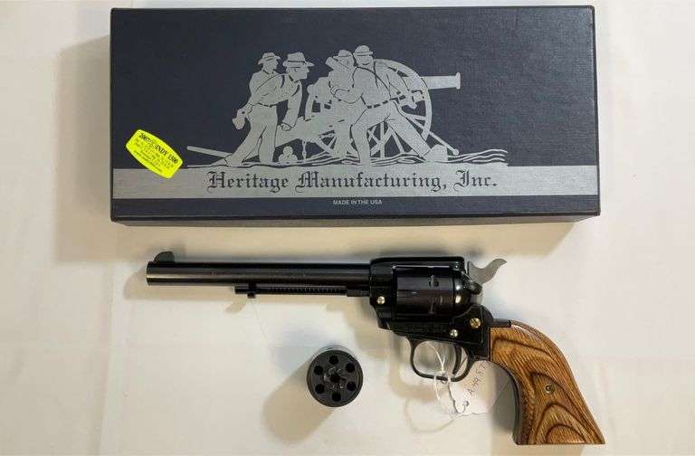 Heritage Revolver Rough Rider .22LR with 6-1/2" Barrel with Extra ...