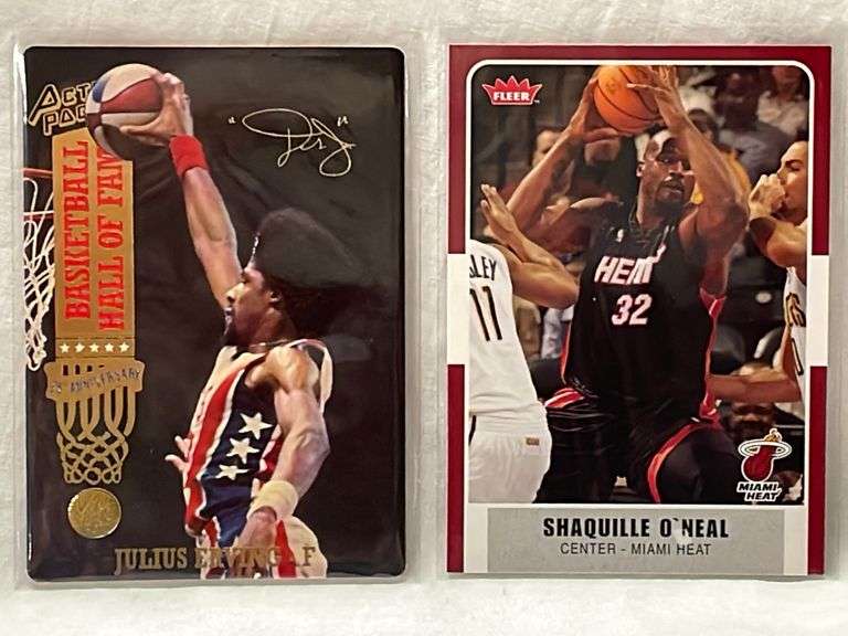 2 - NBA Trading Cards: Julius Erving and Shaquille O’Neal - Metzger ...