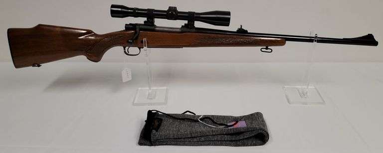 Winchester Rifle Model 70 .225 Cal. with Weaver K6-1 Scope and Gun ...