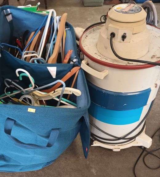 Double Laundry Hamper with Hanger Assortment & Aqua Vac - Metzger ...