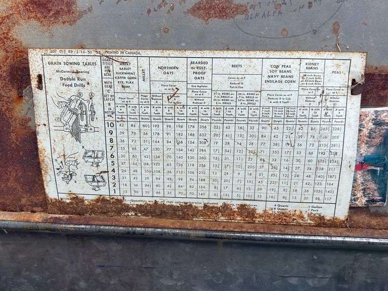 McCormick M 8’ grain Drill - Metzger Property Services LLC