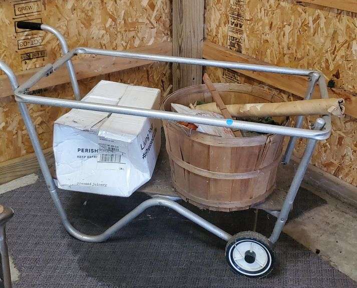 Trash Cart with misc. - Metzger Property Services LLC