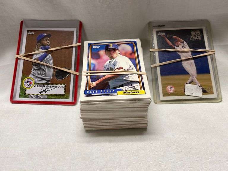 Baseball Card Assortment, Including: Dave Burba, Vladimir Guerrero, Jr 