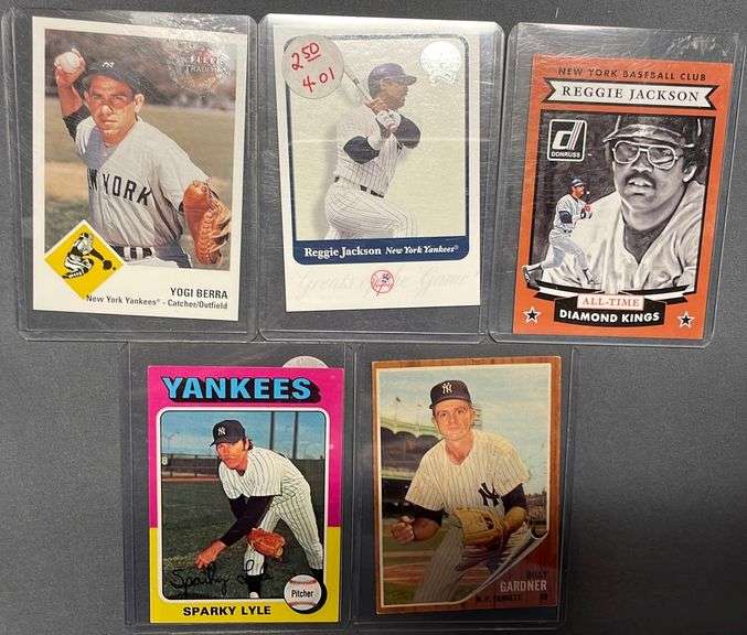 (5) New York Yankees cards - Metzger Property Services LLC