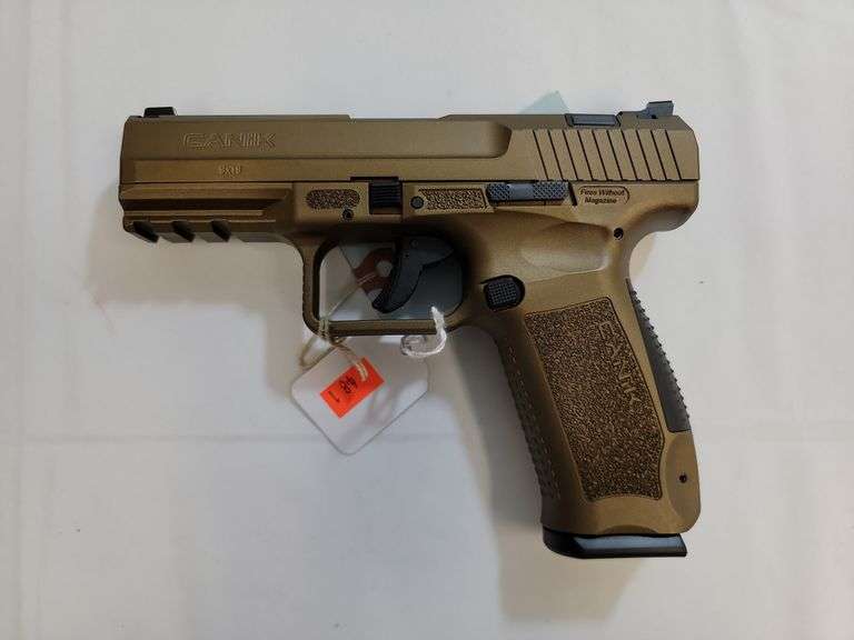 Canik Pistol Model TP9DA 9mm, 2 Magazines, Holster, and Extra Magazine ...