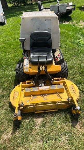 Walker model MTGHS, zero turn, 22.5hp engine,48”deck, with dump bed ...