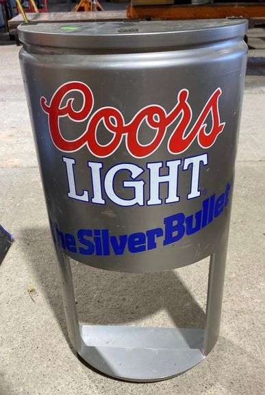 Coors light display, plastic 7"x13"x24" - Metzger Property Services LLC