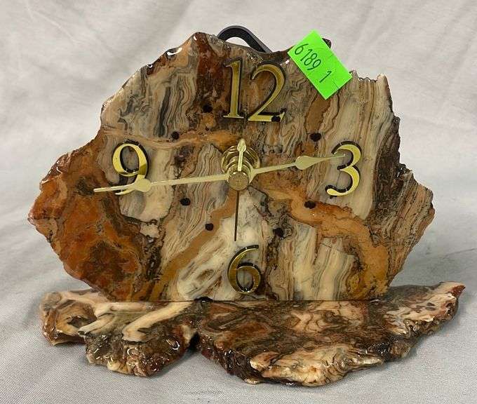 Decorative battery powered stone clock face - Metzger Property Services LLC