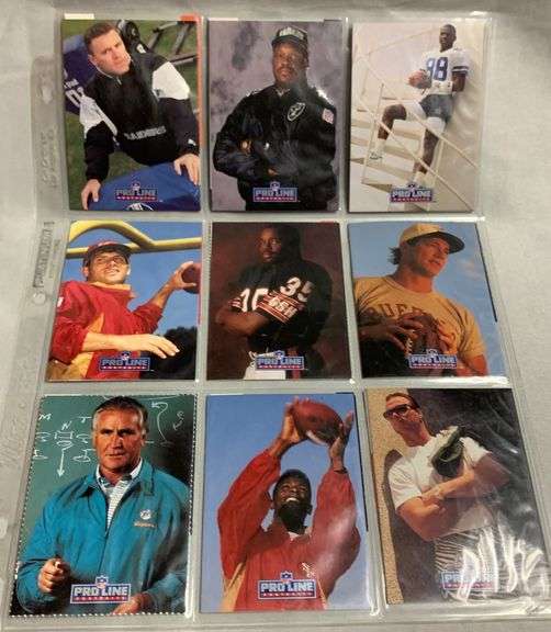 18) ProLine Football Stars Cards - Metzger Property Services LLC