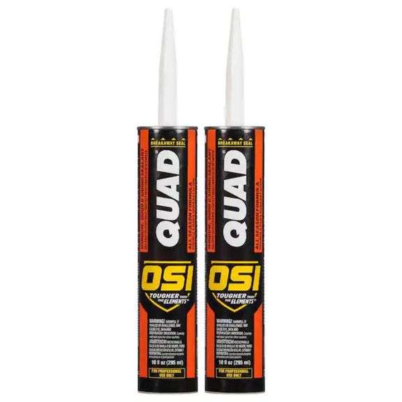 OSI Quad Advanced Formula 10 oz. Clear #000 Exterior Window, Door and ...