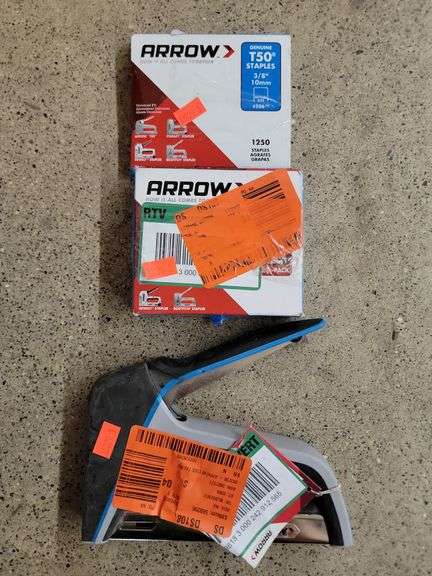 Arrow T50 Stapler and T50 Staples - Metzger Property Services LLC