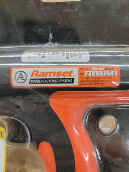 Ramset MasterShot 0.22 Caliber Powder Actuated Tool - Metzger Property ...