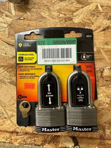 2- Master lock - Metzger Property Services LLC
