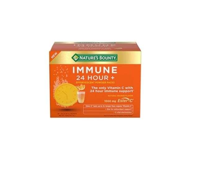 Nature's Bounty Immune 24 Hours + Powder Packs, 30- 10 G Packets ...