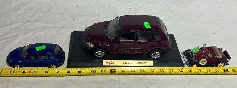 Chrysler PT Cruiser 9”; 1/32 scale PT Cruiser, 1931 Ford Model A ...