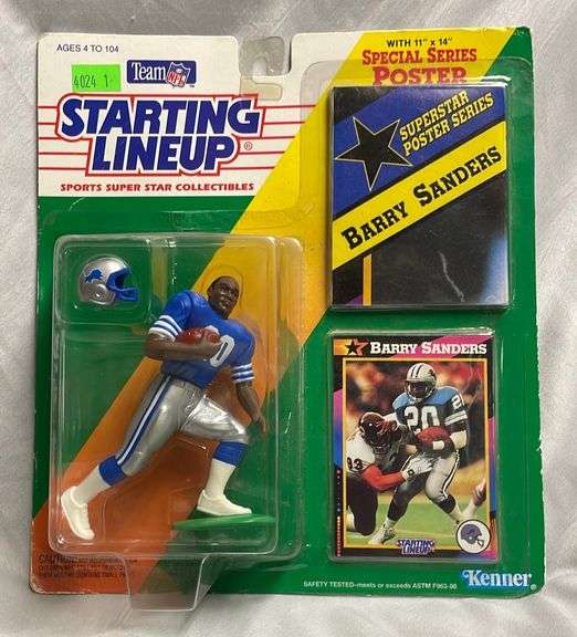 Starting Lineup Barry Sanders Figure - Metzger Property Services LLC
