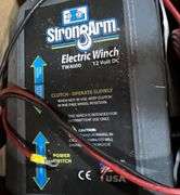 Strong Arm 12v electric winch - Metzger Property Services LLC
