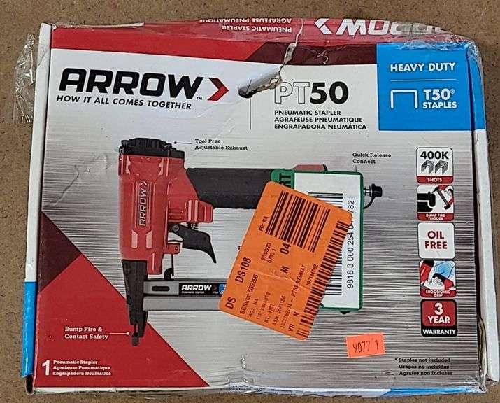 Arrow PT50 Pneumatic Stapler - Metzger Property Services LLC