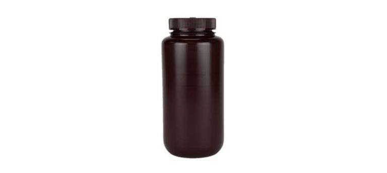 Thermo Scientific Nalgene Amber Wide-Mouth Sample Bottle HDPE 1000 mL ...