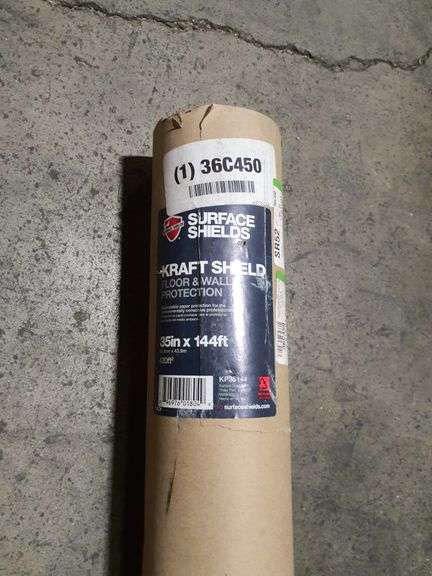 SURFACE SHIELDS Floor Protection Paper: Heavy Duty, 7.5 mil Thick, 144 ...