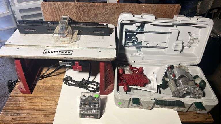 Craftsman Router Table with MasterForce Router, Master force router ...